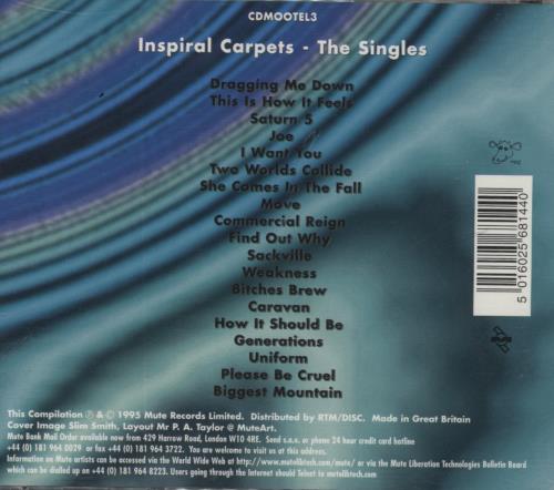 Inspiral Carpets The Singles UK CD album (CDLP) (502460)