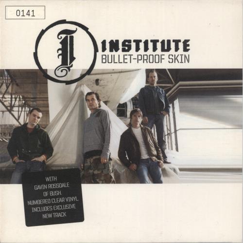 Institute Bullet-Proof Skin - Clear Vinyl UK Promo 7" vinyl single (7 ...