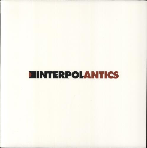 Interpol Antics - EX US vinyl LP album (LP record) (800572)