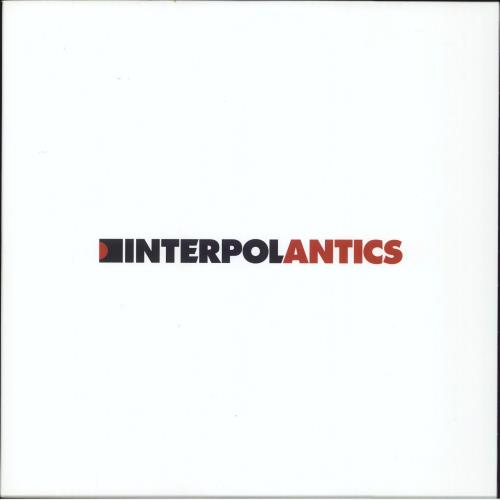 Interpol Antics - White Vinyl US vinyl LP album (LP record) (816965)