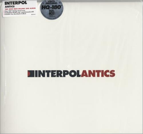 Interpol Antics US vinyl LP album (LP record) (405077)