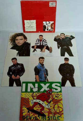 Inxs Devil Inside - Postcard Pack UK 7" vinyl single (7 inch record ...