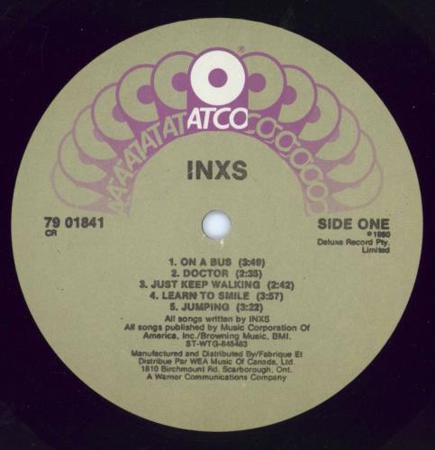 Inxs Inxs Canadian vinyl LP album (LP record) (769543)