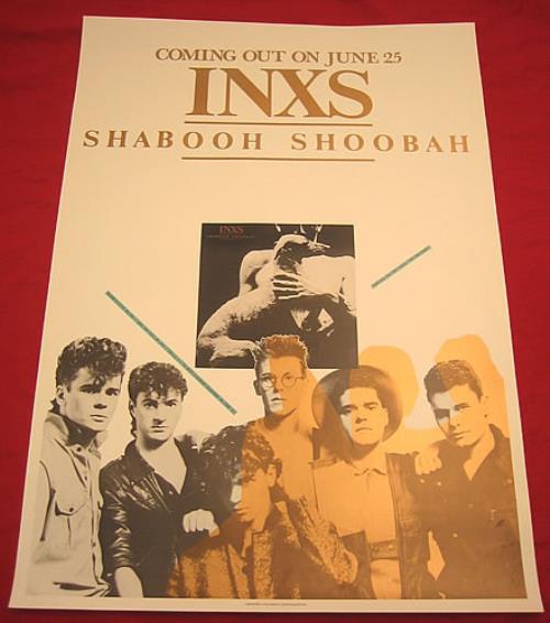 Inxs Shabooh Shoobah Japanese Promo poster (351291)