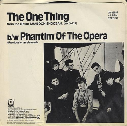 Inxs The One Thing Canadian 7" vinyl single (7 inch record / 45) (122375)