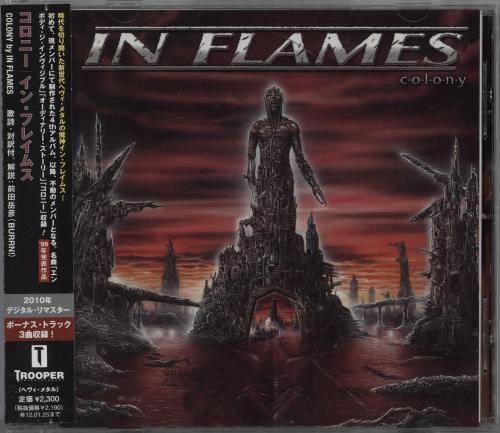 In Flames Colony Japanese CD album (CDLP) (759773)