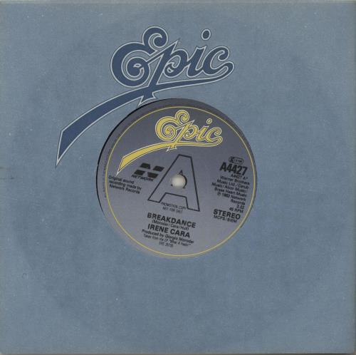 Irene Cara Breakdance UK Promo 7" vinyl single (7 inch record / 45 ...