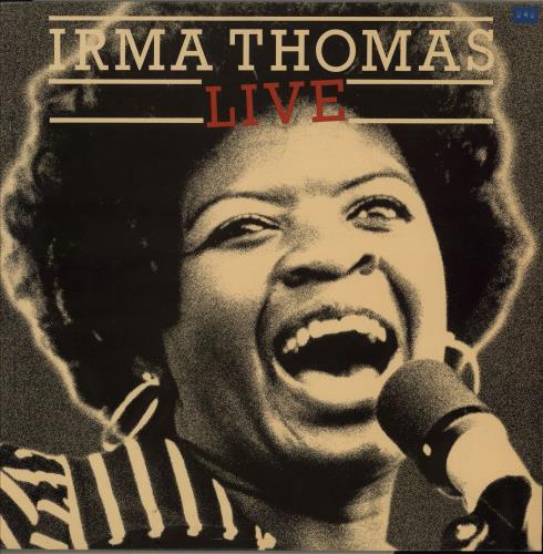 Irma Thomas Live UK vinyl LP album (LP record) (657413)