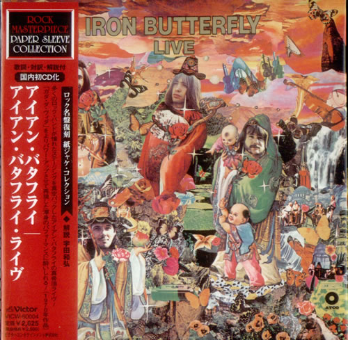 Iron Butterfly Live Japanese CD album (CDLP) (540463)