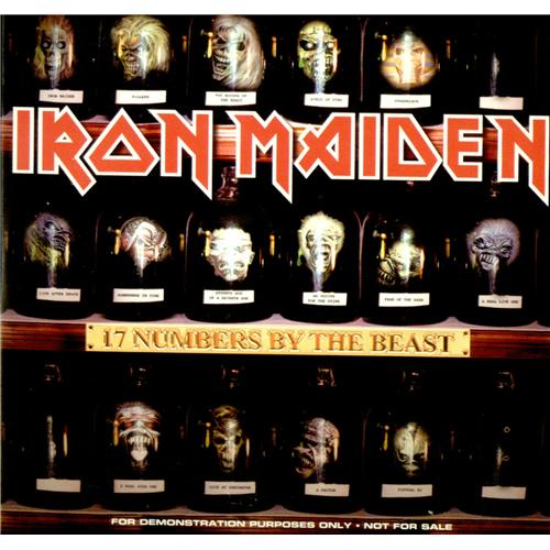 Iron Maiden 17 Numbers By The Beast US Promo CD Album CDLP 212921 iron-maiden-17-numbers-by-the-beast-us-promo-cd-album-cdlp-212921