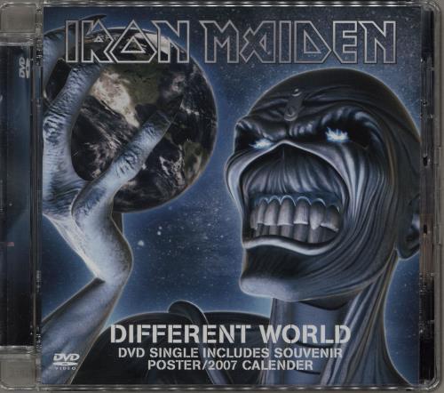 Iron Maiden Different World UK CD/DVD single set (383091)
