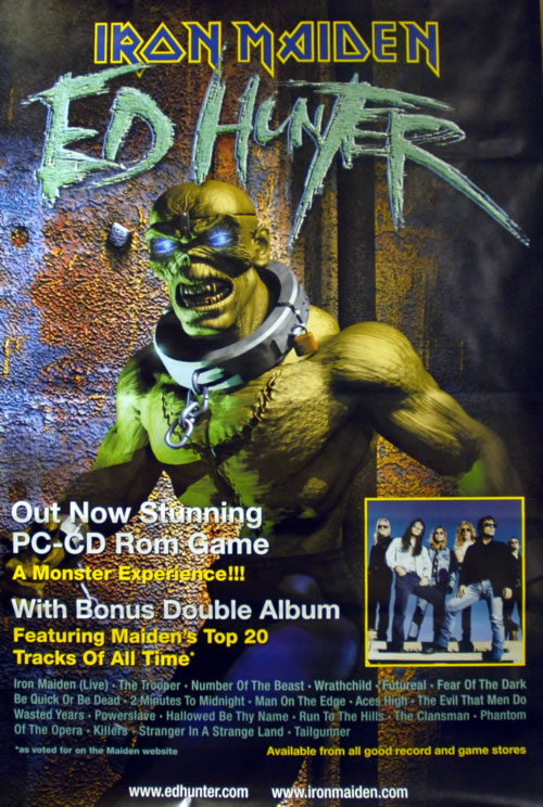 Iron Maiden Ed Hunter UK Promo poster (611754)