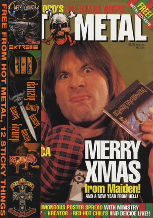 Iron Maiden Hot Metal - Set Of Two Australian magazine (360876) MAGAZINES