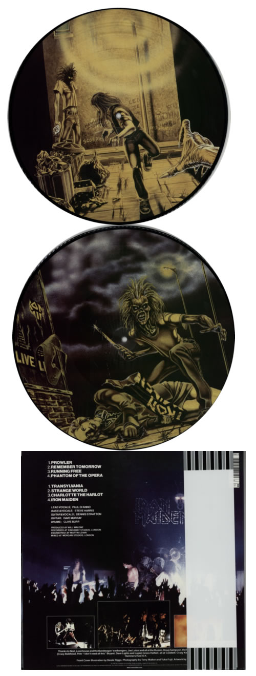 Iron Maiden Iron Maiden Japanese picture disc LP (vinyl picture disc ...