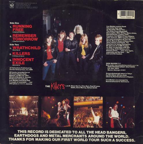 Iron Maiden Maiden Japan - 2nd - VG US 12" vinyl single (12 inch record ...