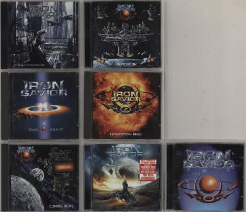 Iron Savior 2004-2016 Studio Albums German 7-CD album set (759739)