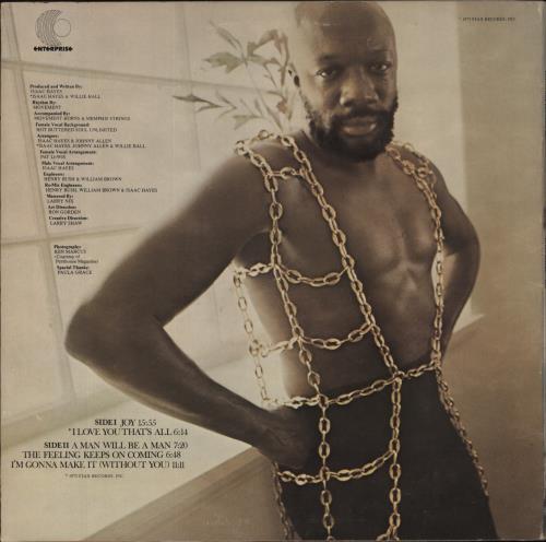 Isaac Hayes Joy US vinyl LP album (LP record) (309096)