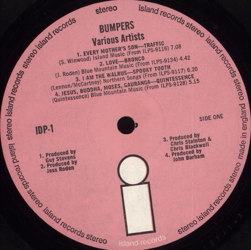 Island Records Bumpers - 1st - Complete UK 2-LP vinyl record set ...