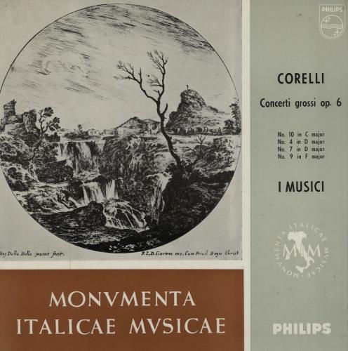I Musici Corelli: Concerti Grossi Op. 6 UK 10" vinyl single (10 inch ...