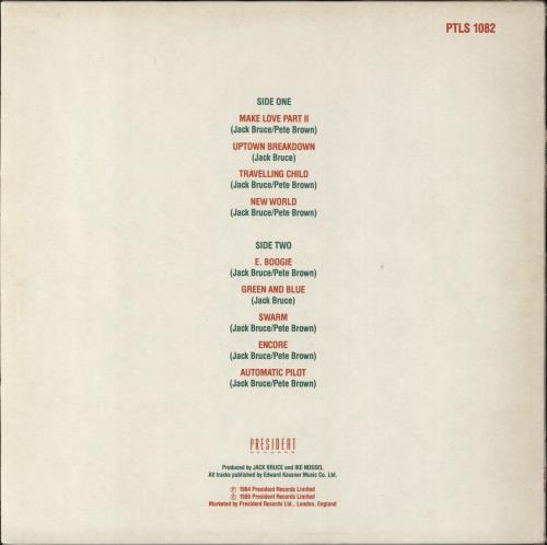 Jack Bruce Automatic UK vinyl LP album (LP record) (793174)