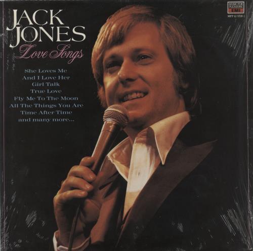 Jack Jones Love Songs UK vinyl LP album (LP record) (795900)