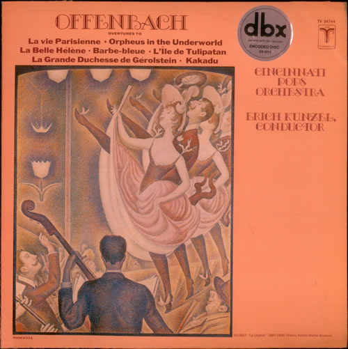 Jacques Offenbach Overtures US vinyl LP album (LP record) (538893)