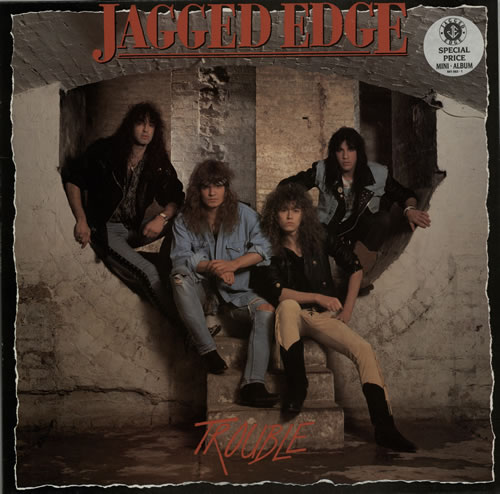 Jagged Edge (Rock) Trouble UK vinyl LP album (LP record) (567235)