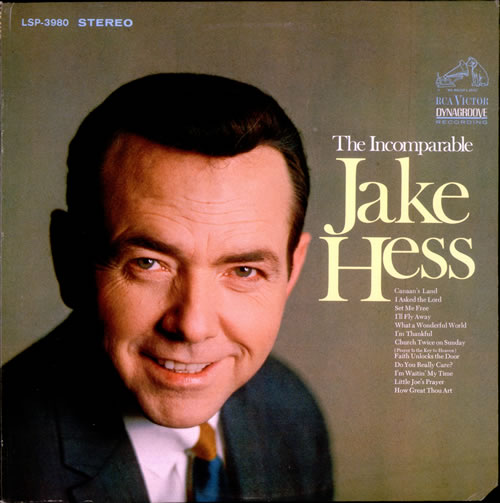 Jake Hess The Incomparable US vinyl LP album (LP record) (501388)
