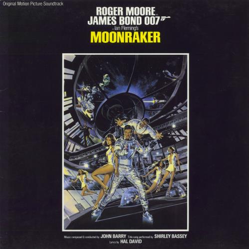James Bond Moonraker UK vinyl LP album (LP record) (222019)