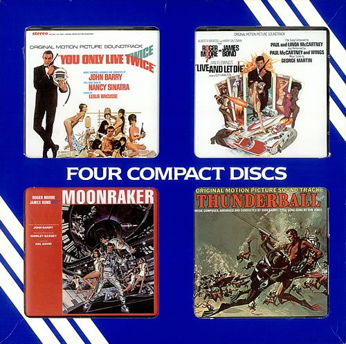 James Bond Soundtrack CD Gift Set US box set (435793)