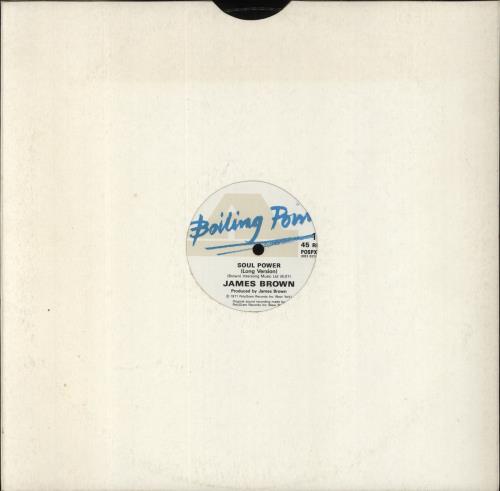 James Brown Soul Power UK 12" vinyl single (12 inch record / Maxi ...