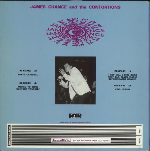 James Chance & The Contortions Live In New York French 2-LP vinyl ...