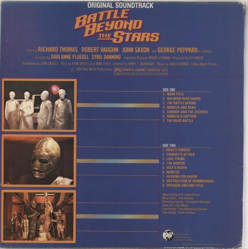 James Horner Battle Beyond The Stars US vinyl LP album (LP record) (728429)