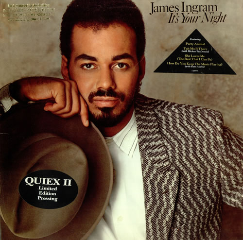 James Ingram It's Your Night US Promo vinyl LP album (LP record) (487193)