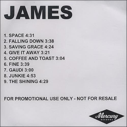 James James UK CD-R acetate (382751)