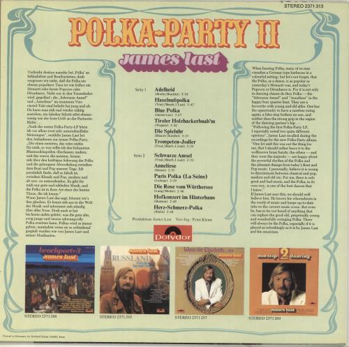 James Last Polka-Party II German vinyl LP album (LP record) (695376)