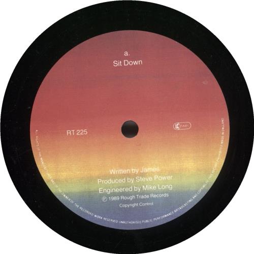 James Sit Down - 1st UK 7" vinyl single (7 inch record / 45) (57011)