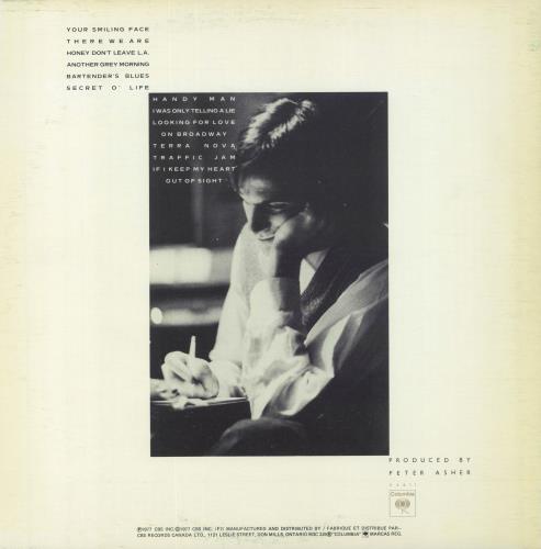 James Taylor JT Canadian vinyl LP album (LP record) (805047)