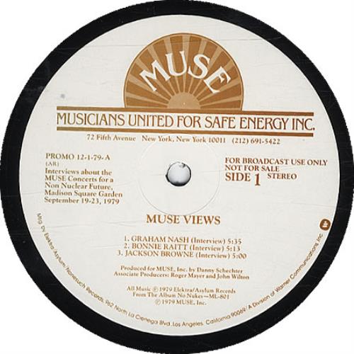 James Taylor MUSE Views US Promo 12" vinyl single (12 inch record ...