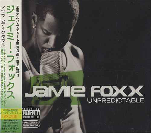 Jamie Foxx Unpredictable Japanese Promo CD album (CDLP) (490804)