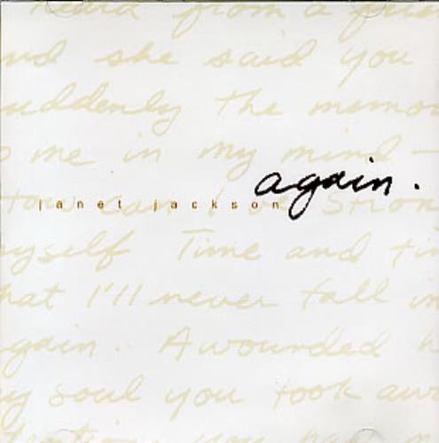 Janet Jackson Again US Promo CD single (CD5 / 5") (38329)