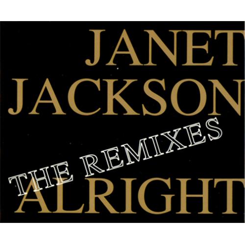 Janet Jackson Alright - The Remixes US Promo CD single (CD5 / 5") (4430)