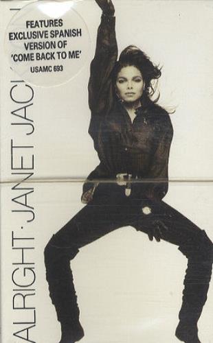Janet Jackson Alright UK cassette single (183387)