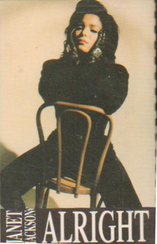 Janet Jackson Alright Australian cassette album (659124)