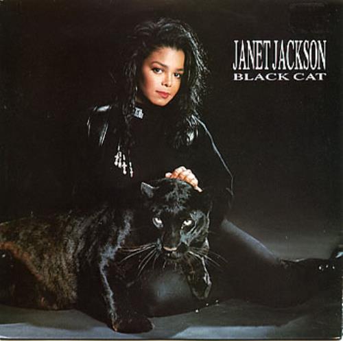 Janet Jackson Black Cat Australian 7" vinyl single (7 inch record / 45 ...