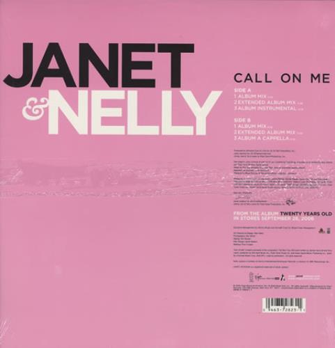 Janet Jackson Call On Me US 12" vinyl single (12 inch record / Maxi ...