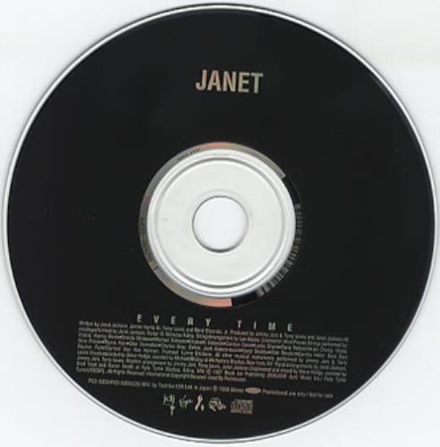 Janet Jackson Every Time Japanese Promo CD single (CD5 / 5") (119528)