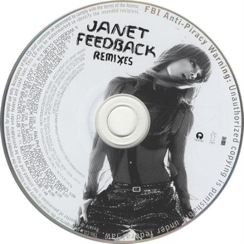 Janet Jackson Feedback Remixes US Promo CD single (CD5 / 5") (431710)
