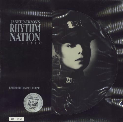 Janet Jackson Rhythm Nation - sealed UK picture disc LP (vinyl picture ...