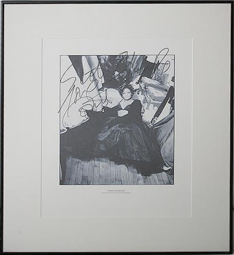 Janet Jackson Signed Print US Promo memorabilia (485424) PRINT